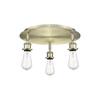 Innovations Lighting 516-3C-4-12 Ballston Flush Ballston 3 Light 12 ...